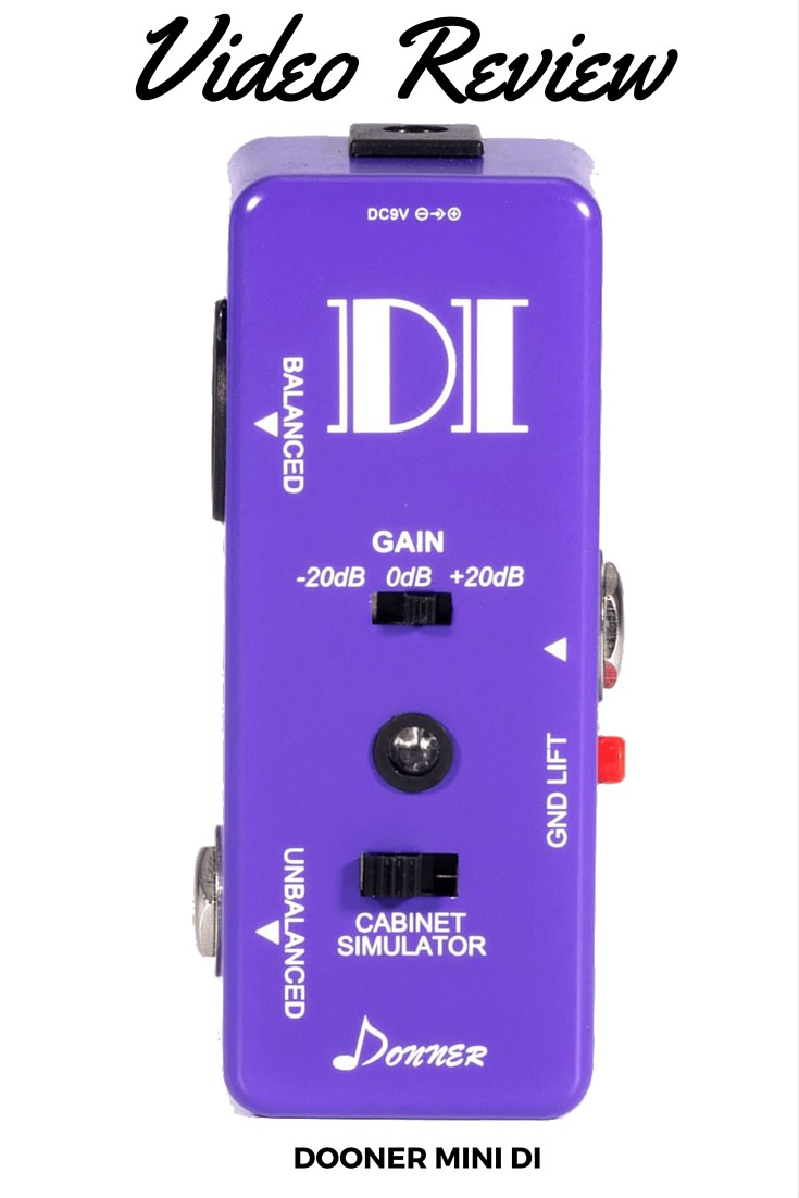 Donner Ultra DI Box Micro Direct Box First Look Review | Greg Kocis